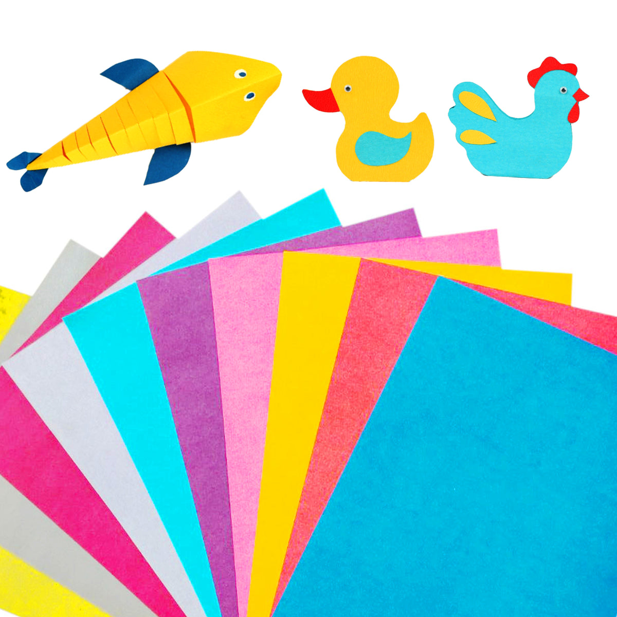 Shop Assorted Coloured Sheets 25 Sheets Online | Kidsy Winsy