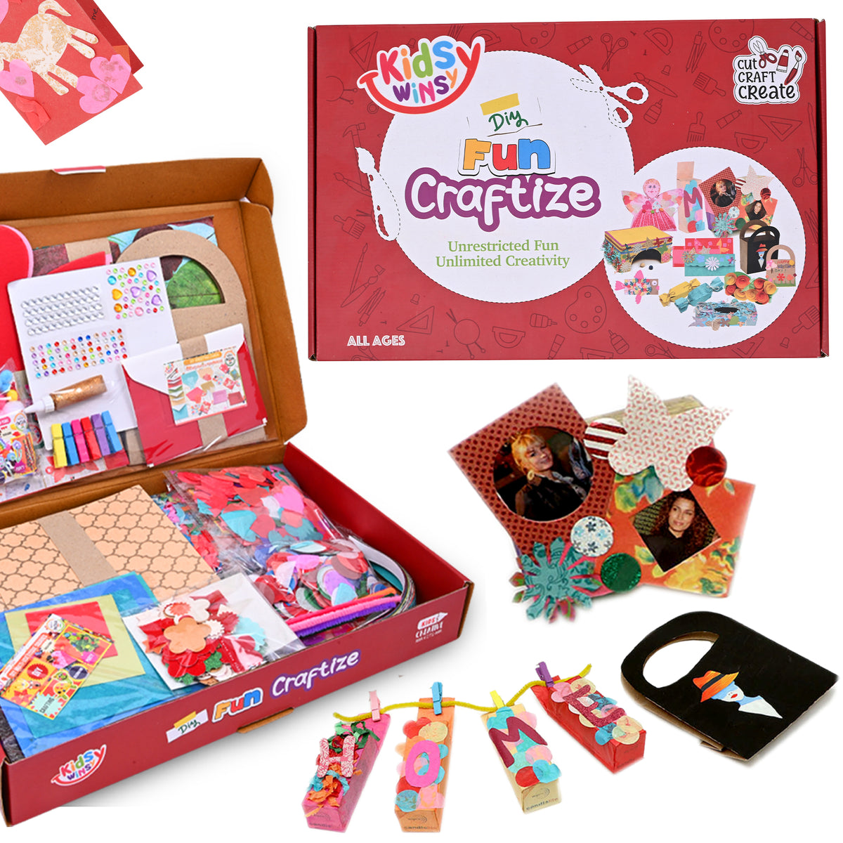 Shop DIY Unique Crafting Accessories Box Online | Kidsy Winsy