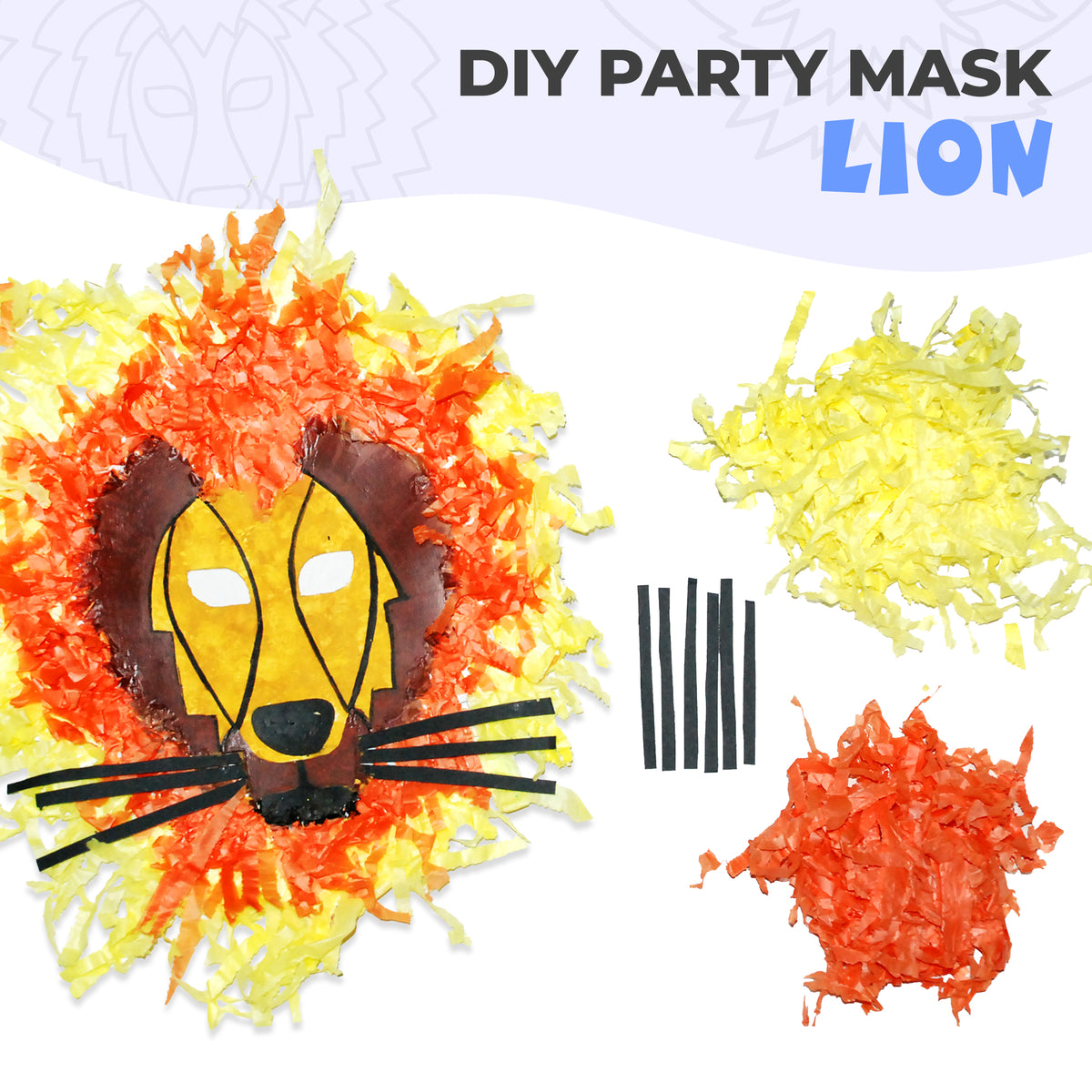 Shop DIY Lion Mask Online | Kidsy Winsy